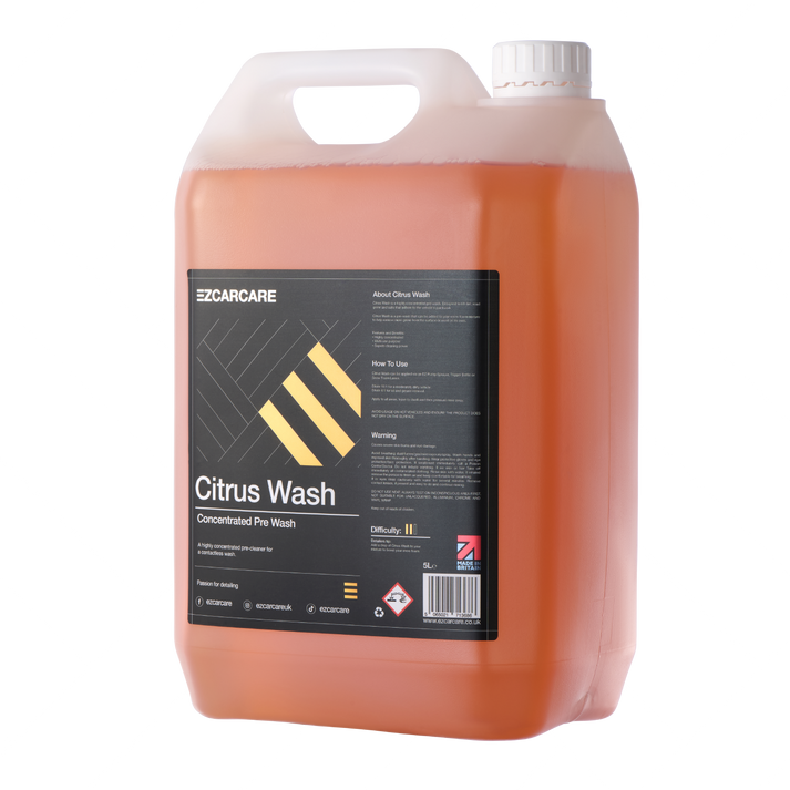 Citrus Wash - Concentrated Pre Wash | 5 Litres – EZ Car Care UK