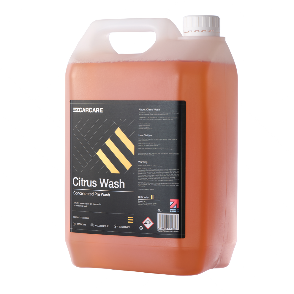 Citrus Wash - Concentrated Pre Wash | 5 Litres – EZ Car Care UK